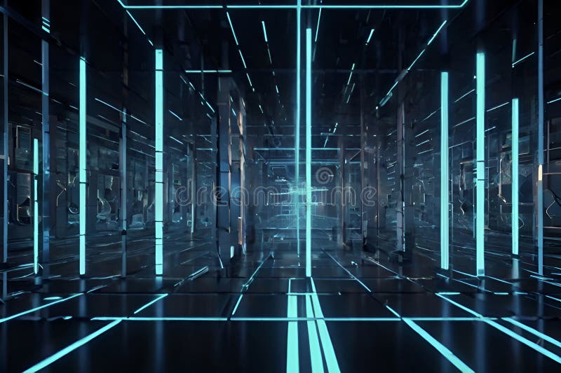 Abstract Neon Soundwave Design with Vibrant Energy and Rhythmic Flow ...