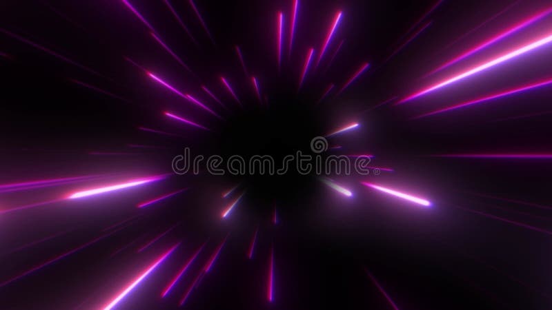 Neon Speedline Orange, Neon Portal, Retro Stock Video - Video of ...