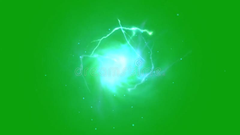 Neon Sphere with Green Screen Background Stock Footage - Video of ...