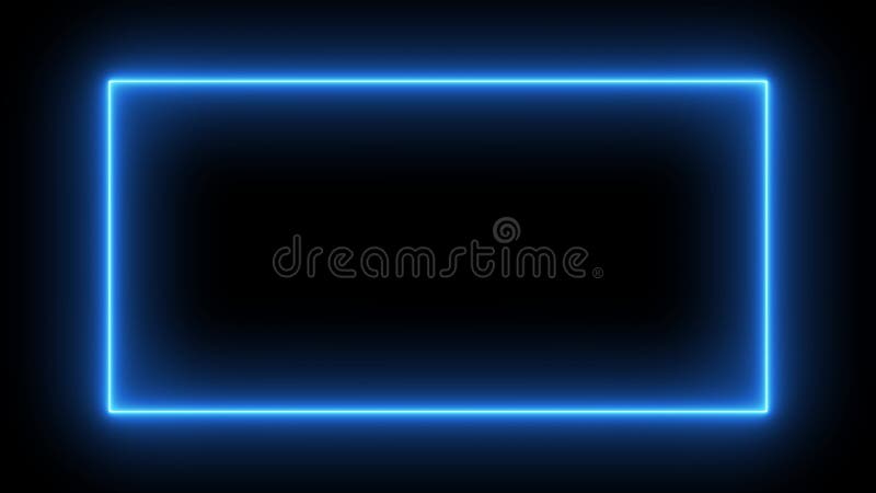 Neon Square Frame and Mix Two Frames Walk and Color Change Frame Color ...