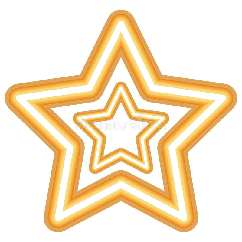 Neon star design stock vector. Illustration of star - 254945496