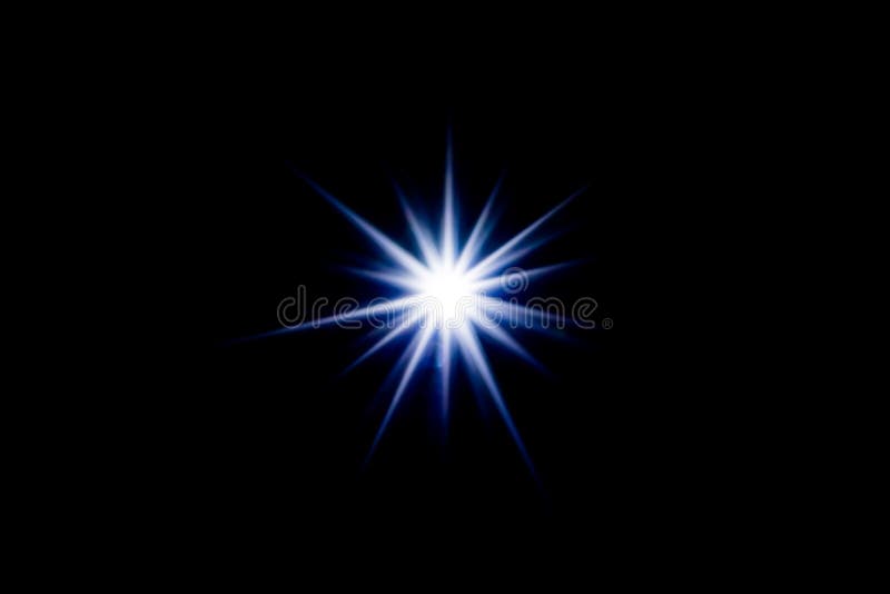 Neon star many rays stock illustration. Illustration of black - 83628441