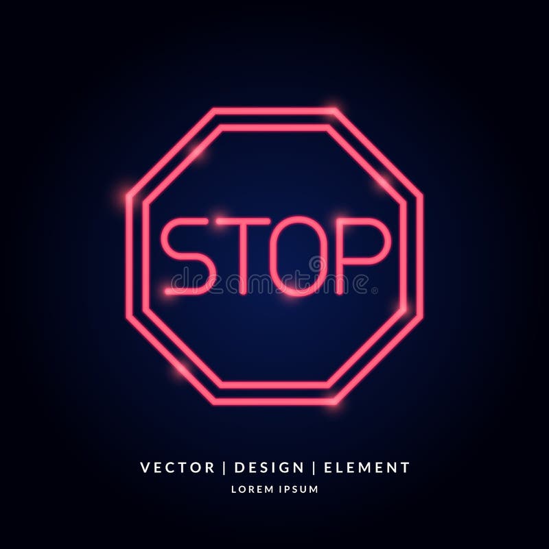 Stop Sign Night Stock Illustrations – 2,182 Stop Sign Night Stock ...
