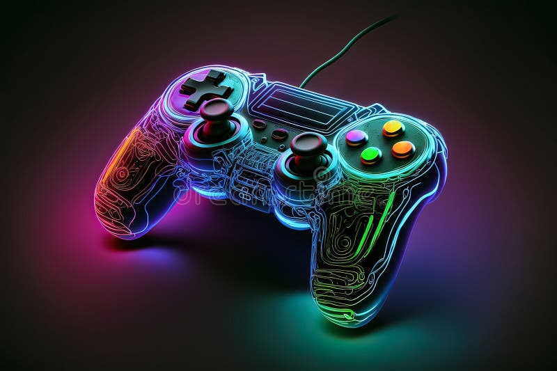 Stylized Gamepad Stock Illustrations – 201 Stylized Gamepad Stock ...