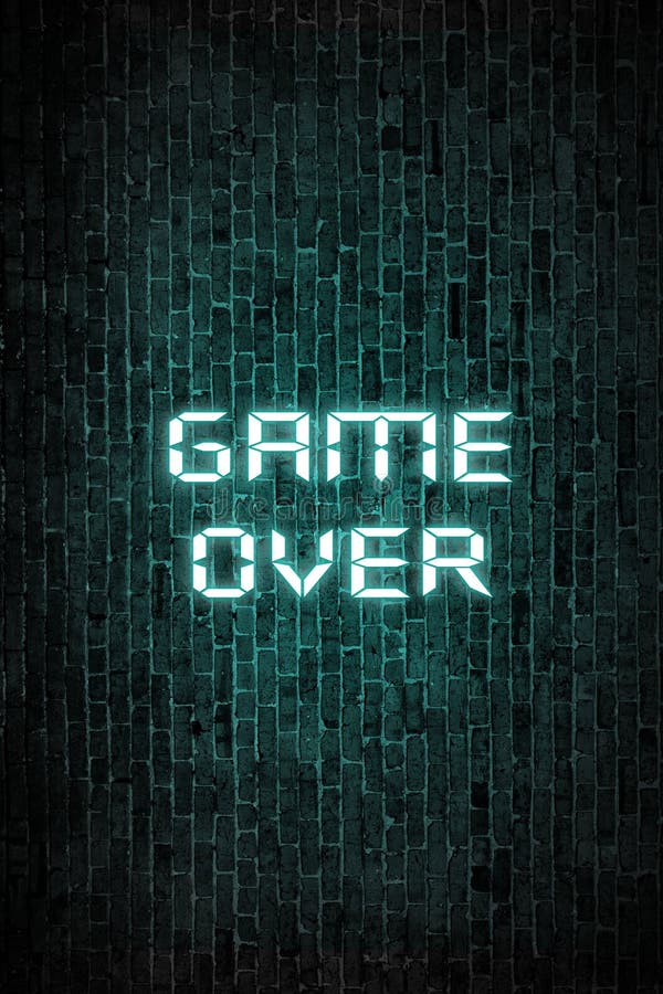 Game Over Neon Stock Illustrations – 578 Game Over Neon Stock ...
