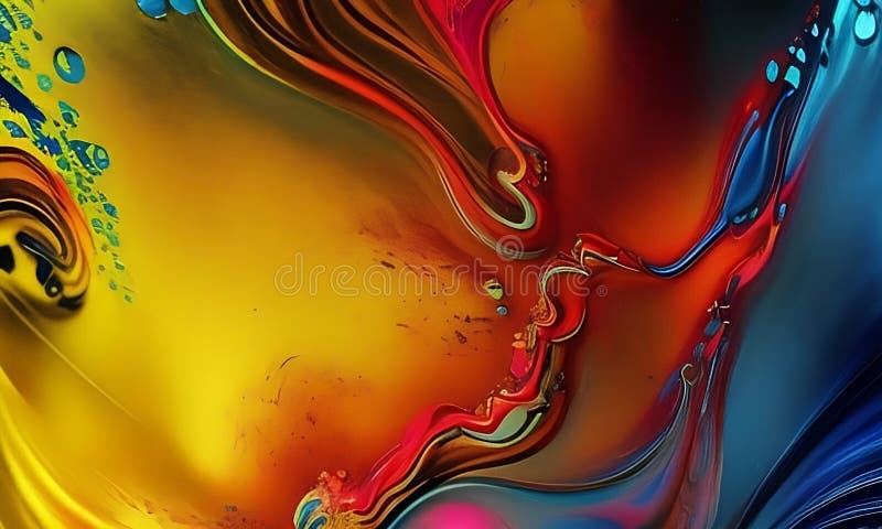 Neon Texture Background, Beautiful Abstract Fluid Art Background ...
