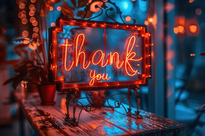 Thank You Neon Text Vector Stock Illustrations – 373 Thank You Neon ...