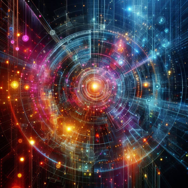 20 2626 a Neon Themed Abstract Backgroud with Bright Neon Light Stock ...