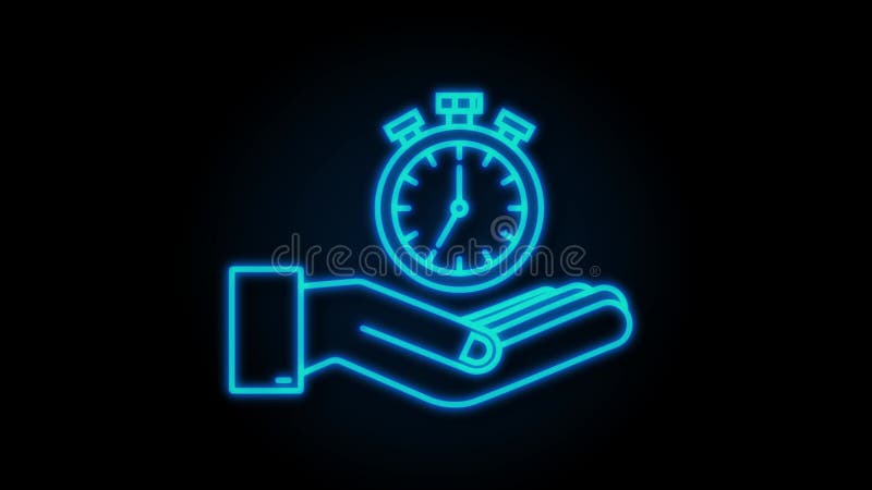 Hand Watch Rotating Motion Graphics. 3d Rendering of Modern Hand Watch ...