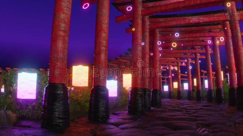 Passage through the Gates of Heaven, 3D Animation Stock Footage - Video ...