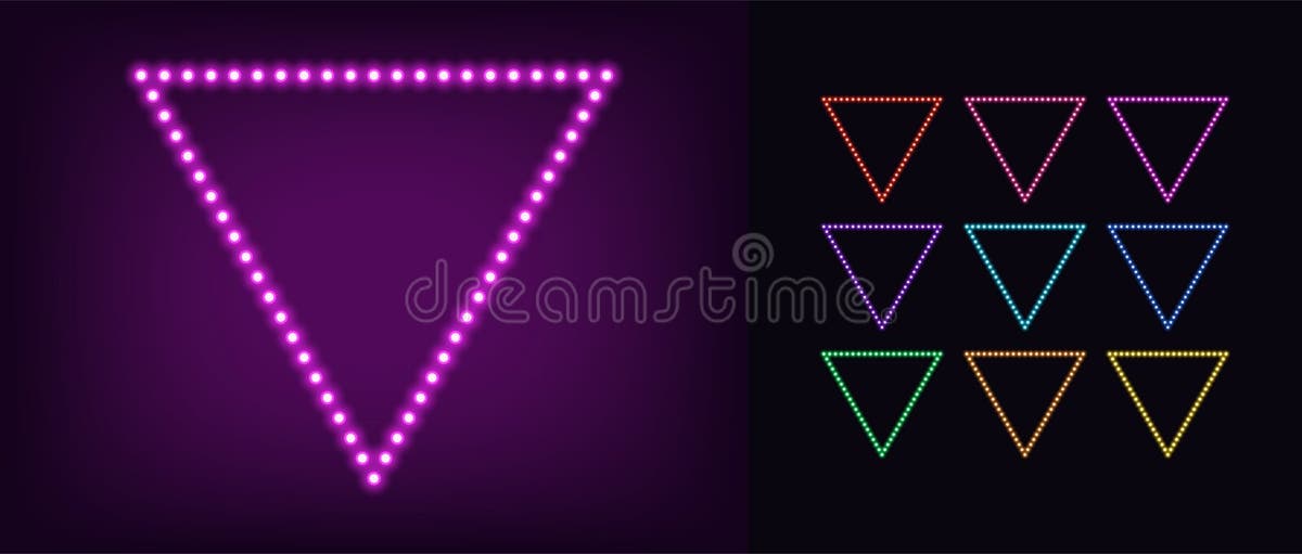 Red Purple Triangle Frame Border Stock Illustrations – 339 Red Purple ...
