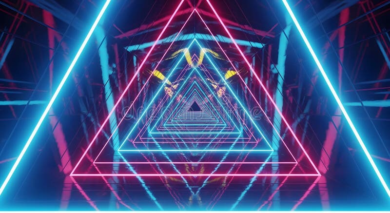 Tunnel Futuristic Light Stock Illustrations – 147,851 Tunnel Futuristic ...