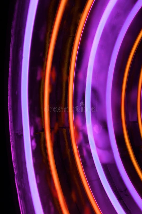 Neon Tube Alphabet Font. Hand Drawn Script Type Letters and Numbers on ...