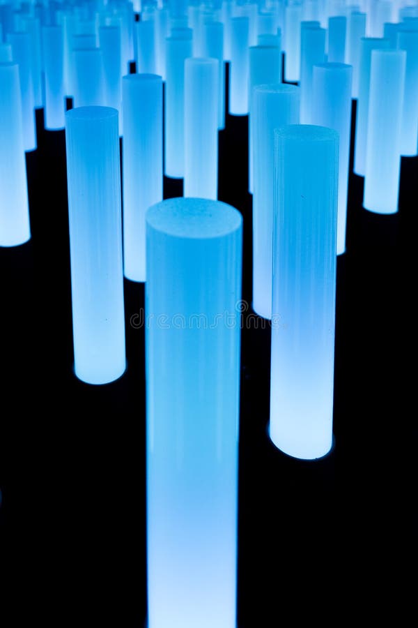 Neon Tubes Soft Background Texture Stock Image - Image of lamp ...