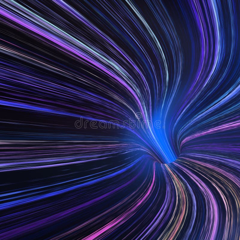 Neon tunnel stock illustration. Illustration of black - 273759424