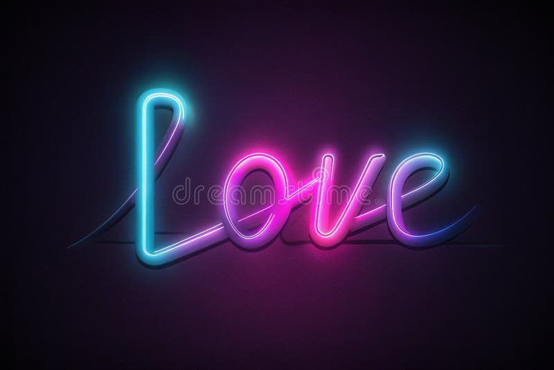 Script Neon Letters Stock Illustrations – 1,719 Script Neon Letters ...