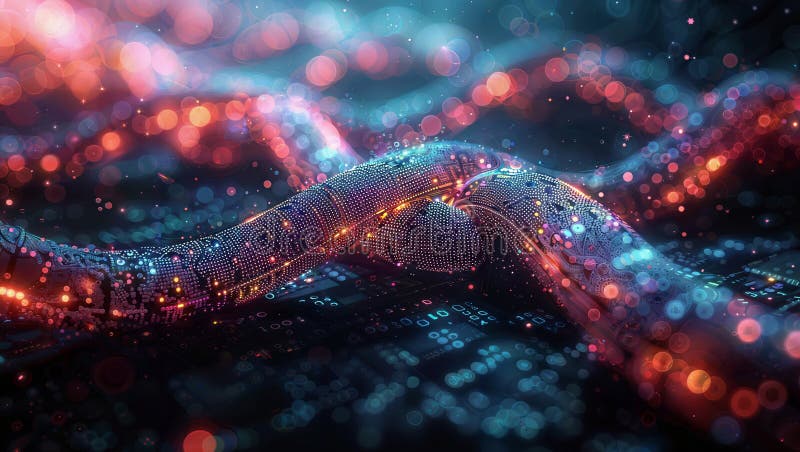 Microscopic Marvels: Dazzling Abstract 3D Render with Micro Details ...