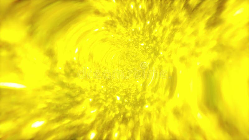 Neon Yellow Stream. Flying through the Universe Lightspeed Tunnel Stock ...