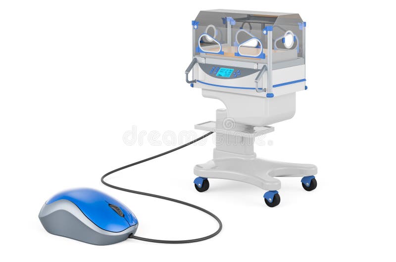 Neonatal Intensive Care Unit, NICU. Medical Ventilator and Infant ...