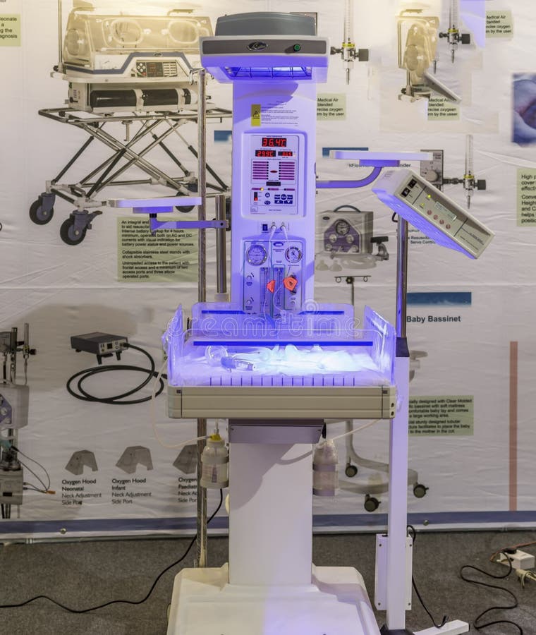 Neonatal Unit for Phototherapy Stock Photo - Image of birth, medicine ...