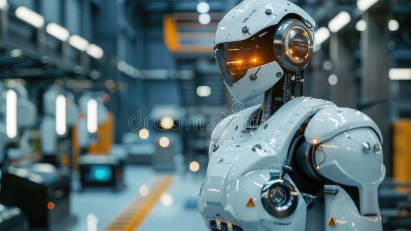 In a Neonlit Lab, a Futuristic Robotic Arm Assembles in the Cyberpunk ...