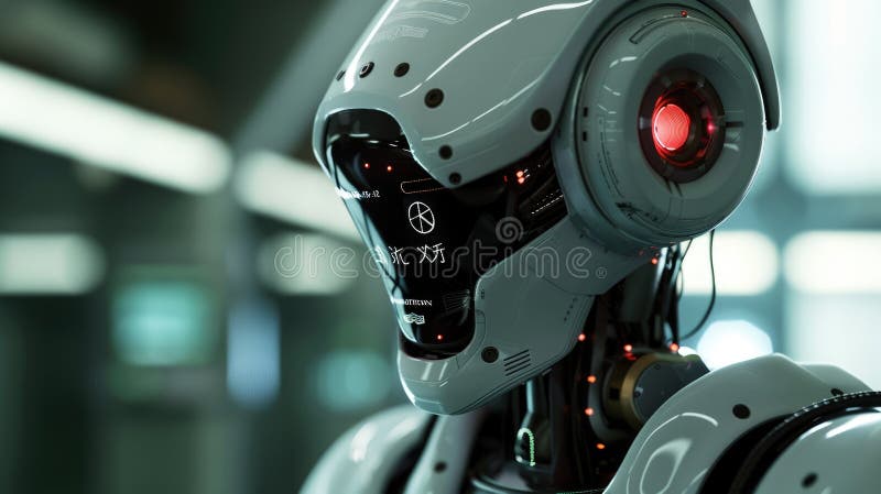 In a Neonlit Lab, a Futuristic Robotic Arm Assembles in the Cyberpunk ...