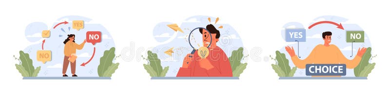 Neophobia, Fear of Anything New Set. Fixed Mindset, Negative Emotion ...