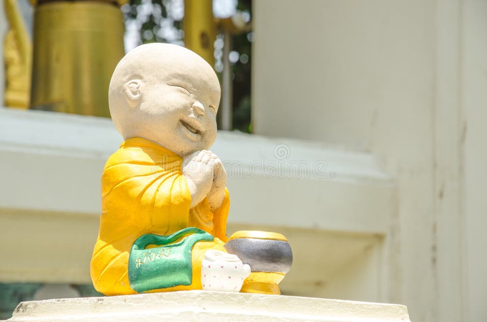 Neophyte statue stock photo. Image of daytime, buddhism - 41297030