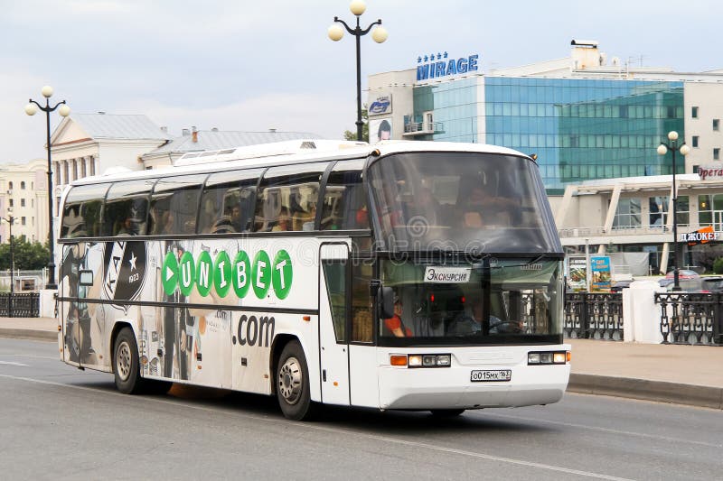 Neoplan N117/3H Spaceliner foto editorial. Imagen de pasajero - 38122381