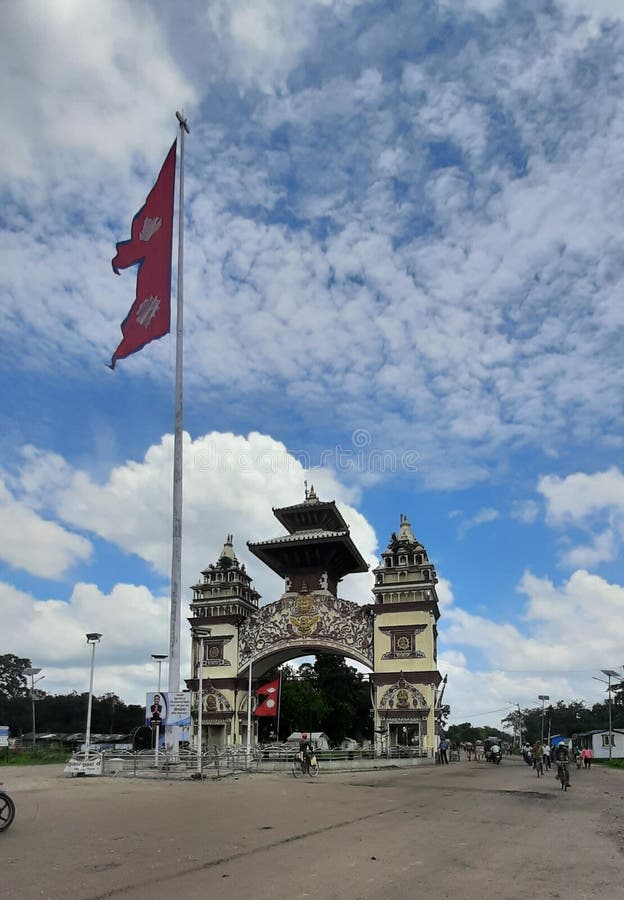 Nepal border editorial stock photo. Image of iskcon - 168446933