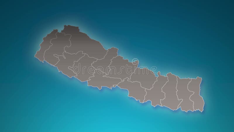 Nepal Country Map with Zoom in Realistic Clouds Fly through. Camera ... Nepal Country Map with Zoom in Realistic Clouds Fly through. Camera ...