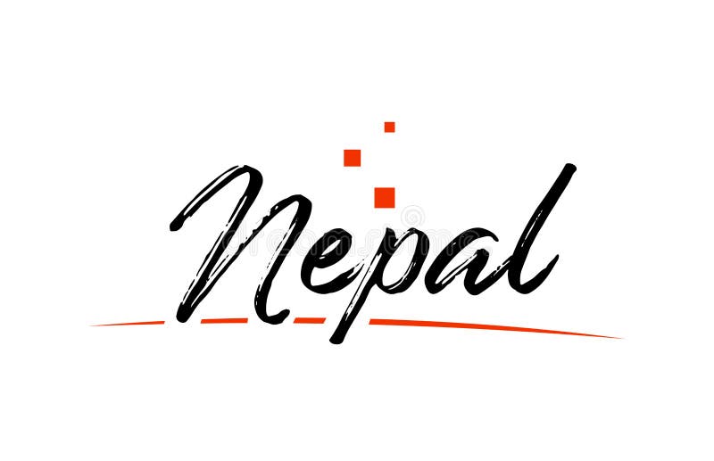 Nepal Text Design. Indian Style Latin Font Design, Devanagari Inspired ...
