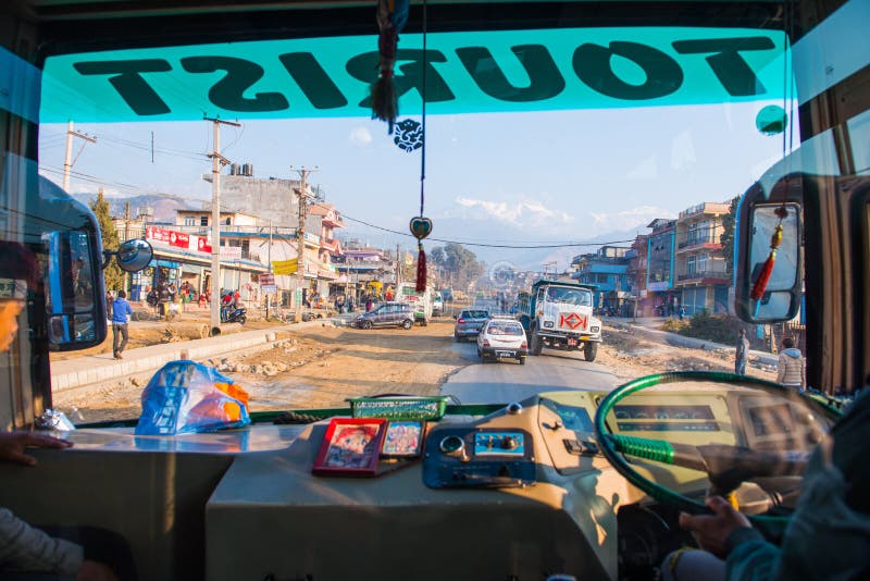 Nepal - 24 December 2016 ::view from the Local Bus Editorial Photo ...