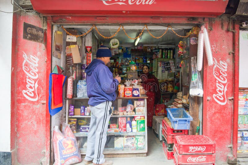 Nepal - 4 January 2017 :: Consumer Goods for Sell at Shop Editorial ...