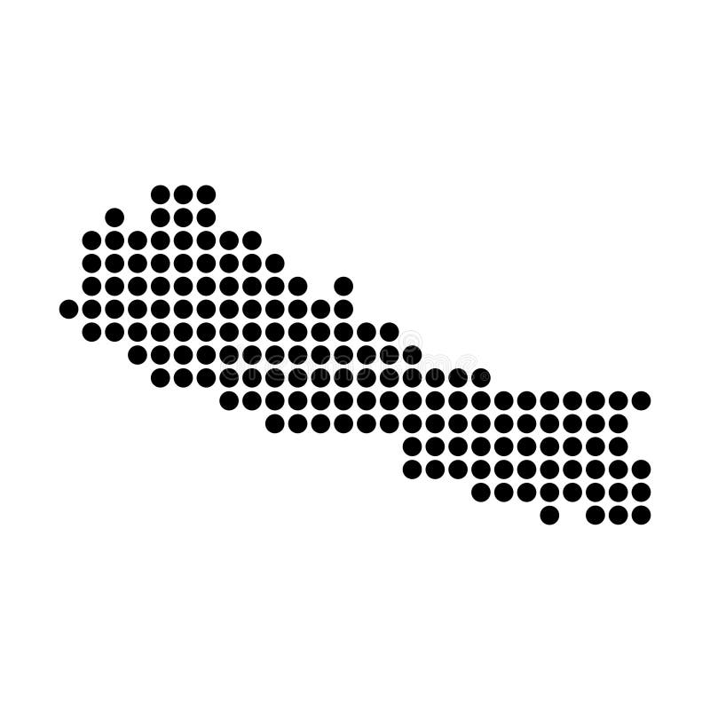Nepal Map Icon stock vector. Illustration of infographic - 349187109