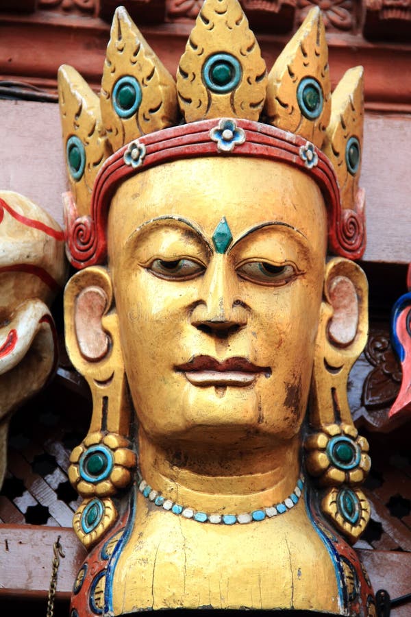 Nepal Mask. stock image. Image of artifact, artistic - 35249567