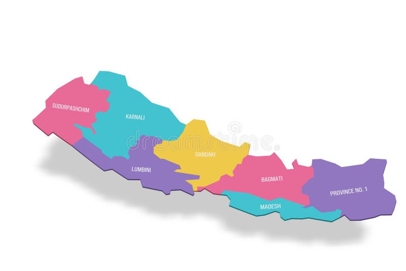 Nepal Political Map of Administrative Divisions Stock Vector ... Nepal Political Map of Administrative Divisions Stock Vector ...