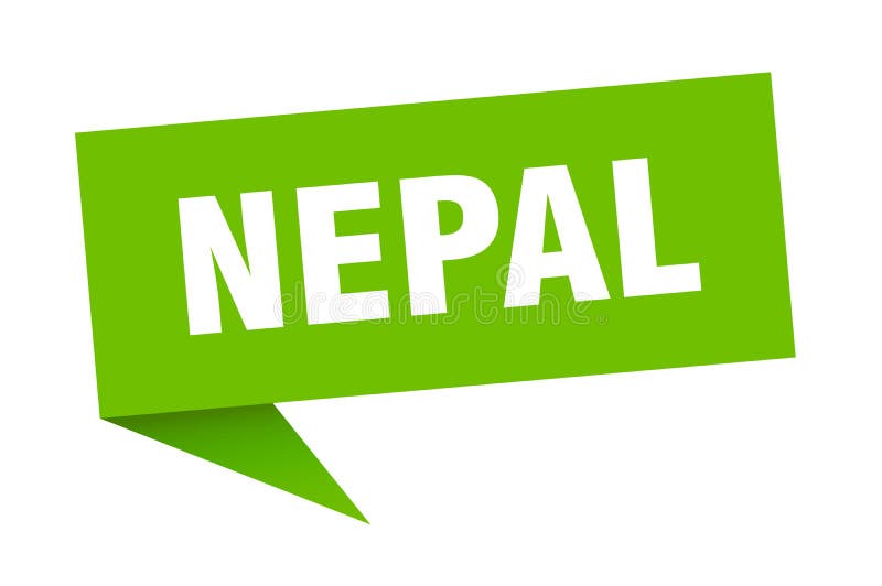 Nepal Sticker. Nepal Signpost Pointer Sign Stock Vector - Illustration ...