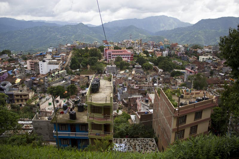 Nepal Tansen Town stock photo. Image of small, nepal - 63304148