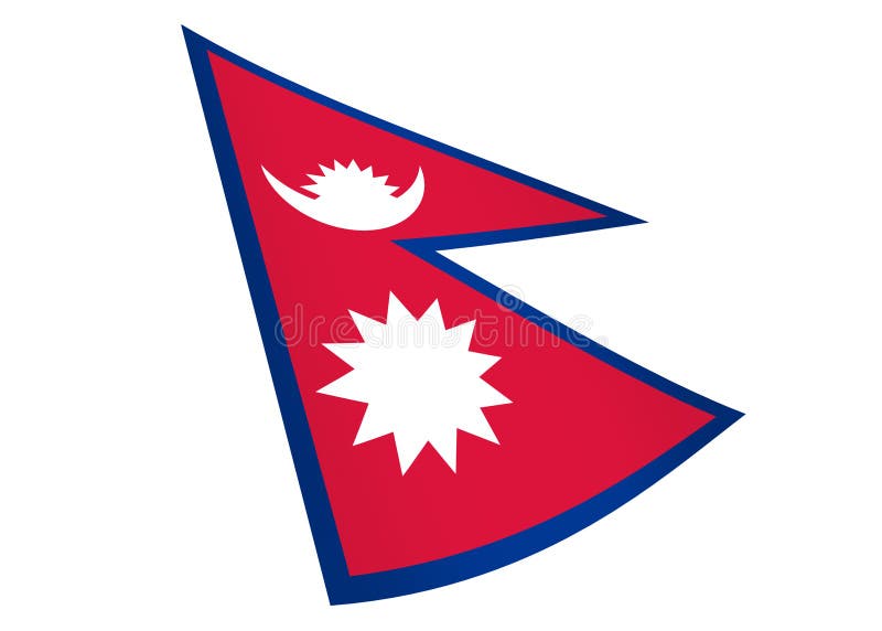 Nepal Waving Flag Graphic with Clipping Path Stock Illustration ... Nepal Waving Flag Graphic with Clipping Path Stock Illustration ...