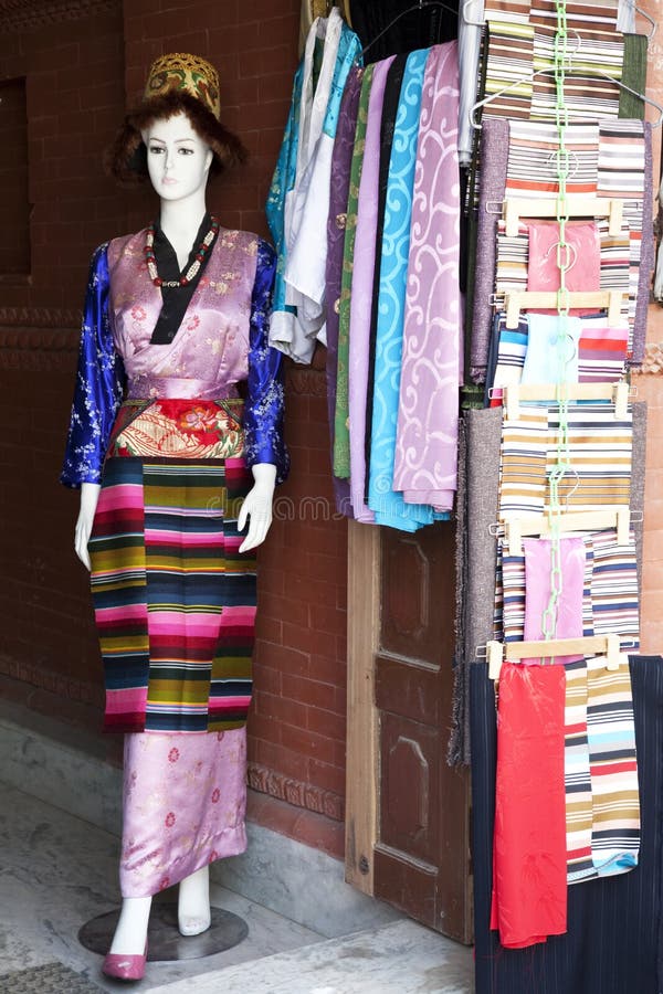 Nepalese Fabric stock photo. Image of sell, fabric, tradition - 12630136