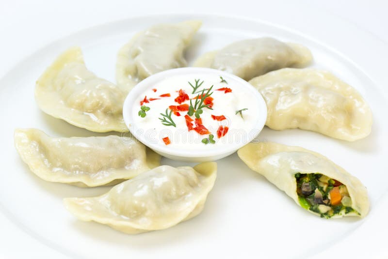 Nepalese Food Breakfast Sel Roti Chickpeas Nepal Black and White Stock ...