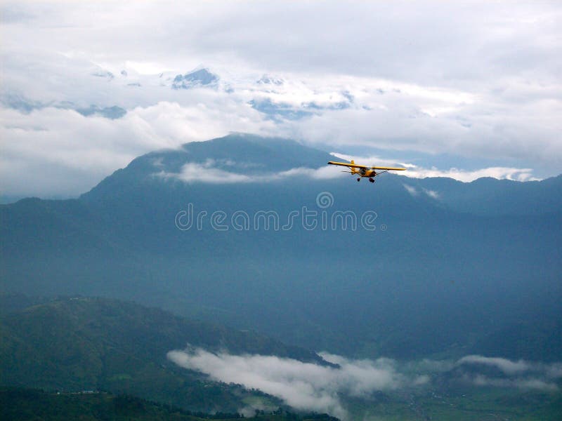 Nepalese Plane stock photo. Image of plane, nepal, landing - 34910882