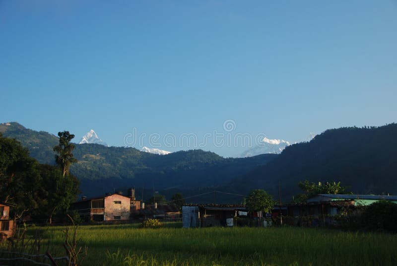 Nepali landscape stock photo. Image of view, urban, travel - 13275974