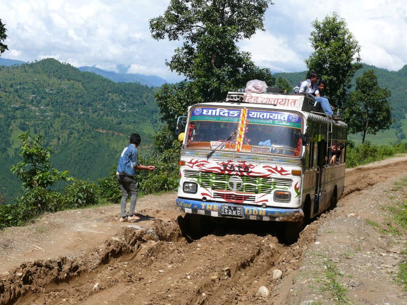 Nepali bus editorial image. Image of full, public, passengers - 23948200
