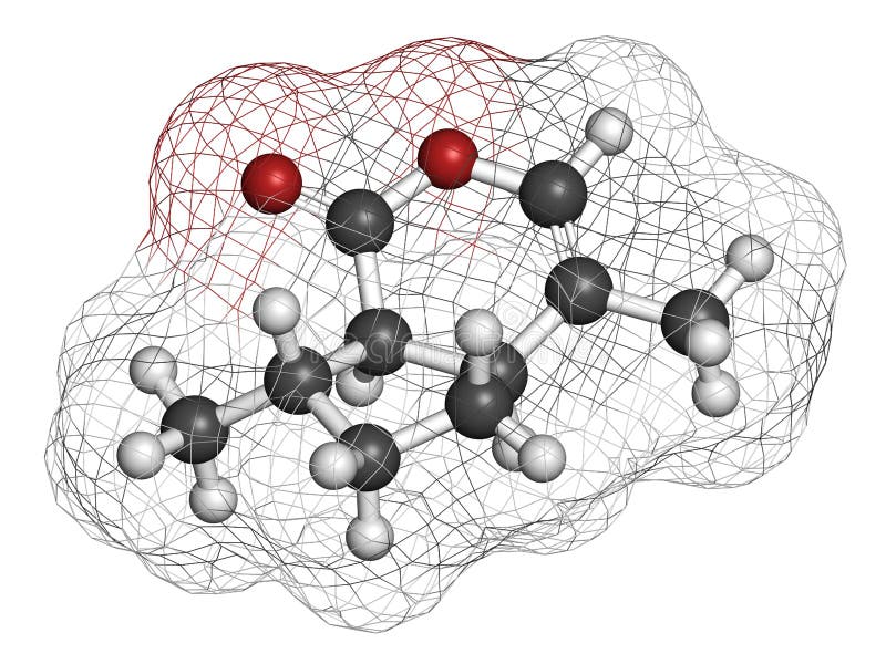 Nepetalactone Catnip Cat Attractant Molecule. Skeletal Formula. Stock ...