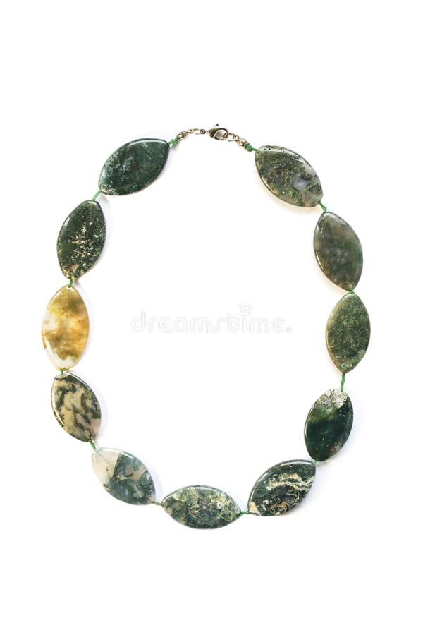 Nephrite necklace stock photo. Image of bead, fashion - 30298282