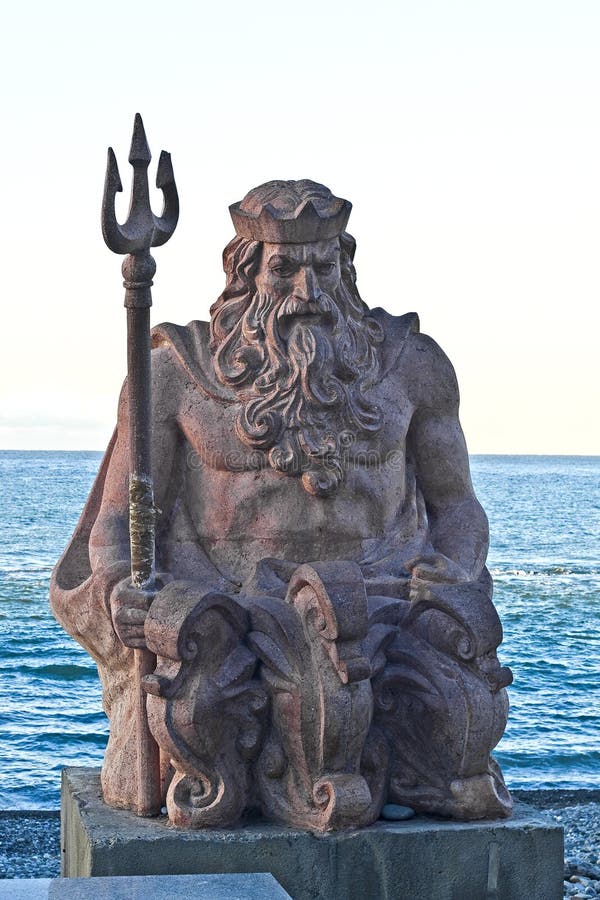Neptun in Sochi stockfoto. Bild von schwarzes, meer, süd - 27950192