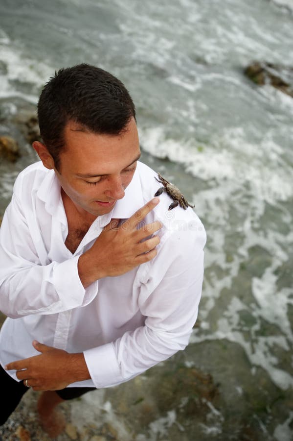 Neptune - man portrait stock photo. Image of freedom - 15453746