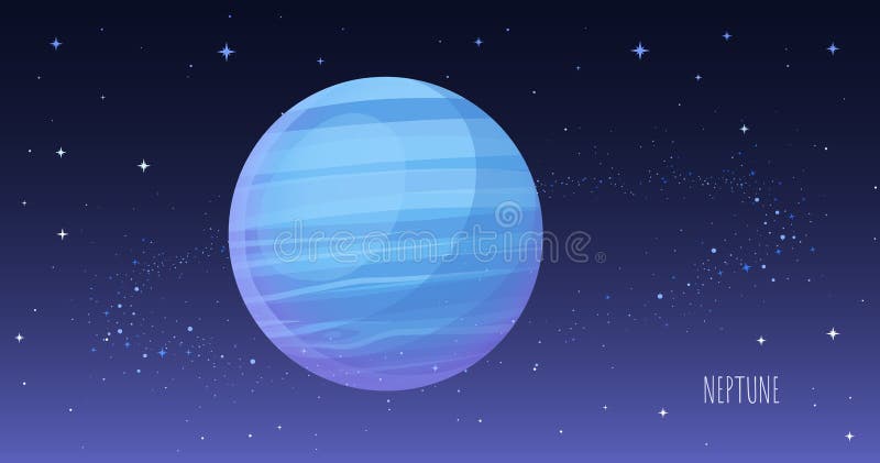 Neptune Planet. Collection Planets of Solar System Stock Vector ...